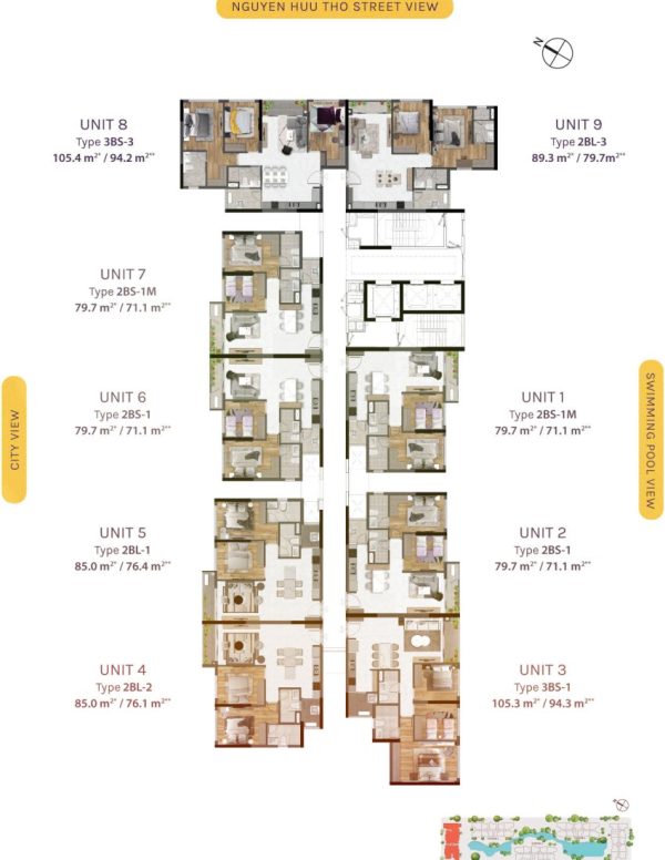 Mặt bằng căn hộ Celesta Rise 11/2025 | CITY PROPERTY